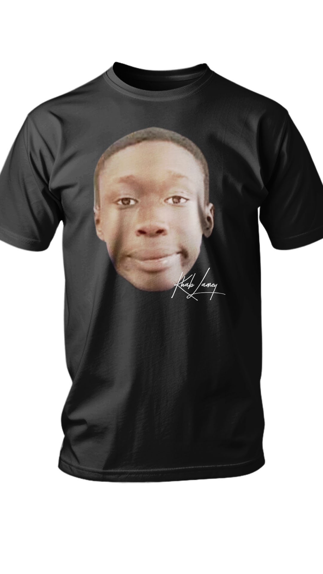 Khaby Lame Big Face Graphic Print (for Dark Color Print) - Etsy