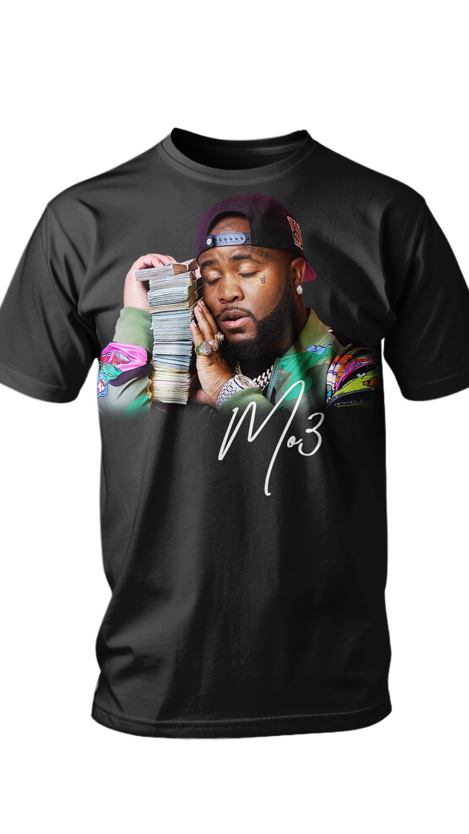 Mo3 Big Face Graphic Print (for Dark Color Prints) - Etsy