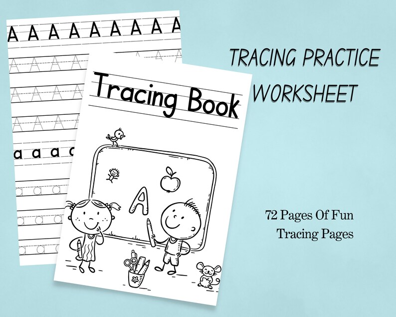 Interactive Alphabet & Tracing Workbook for Kids | Printable Activities ...