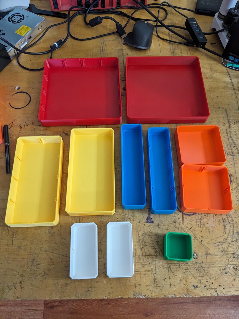 Complete Set of Mini Sortit Insert Boxes, With or Without Label ...
