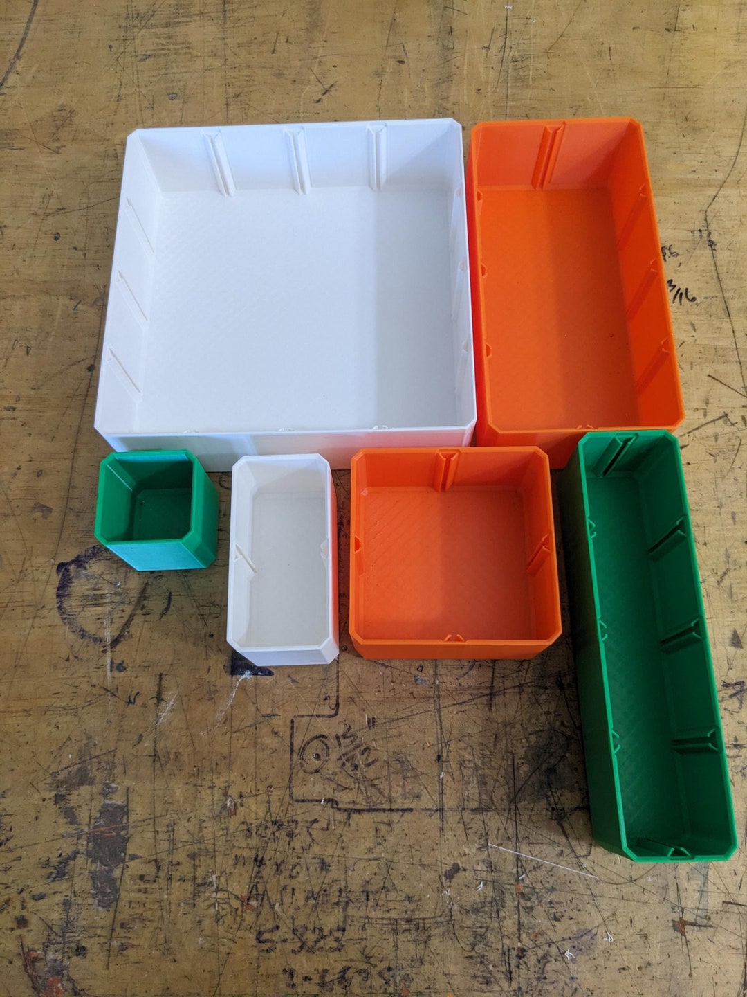 Sortit Insert Boxes, Full Size, 2X2, 2X4, 2X8, 4X4, 4X8, 8X8, Label ...