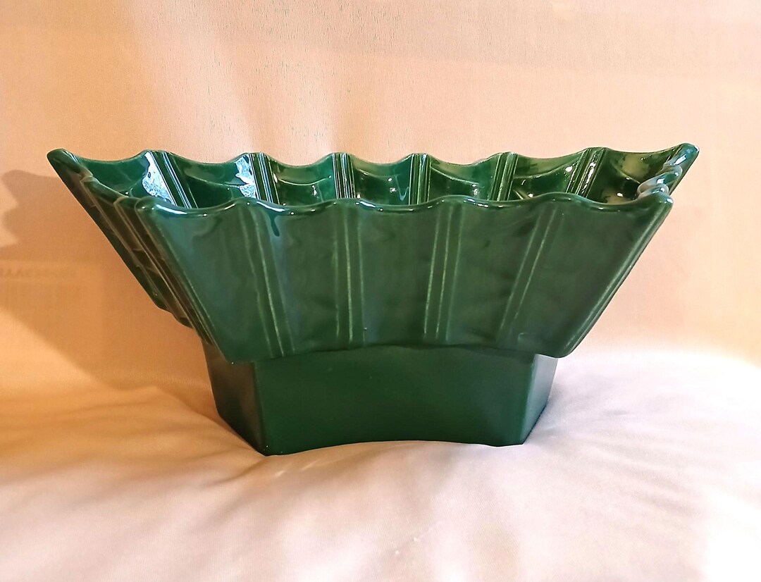 Miramar of California Pottery Indoor Planter. Green #725. Circa 1957 - Etsy