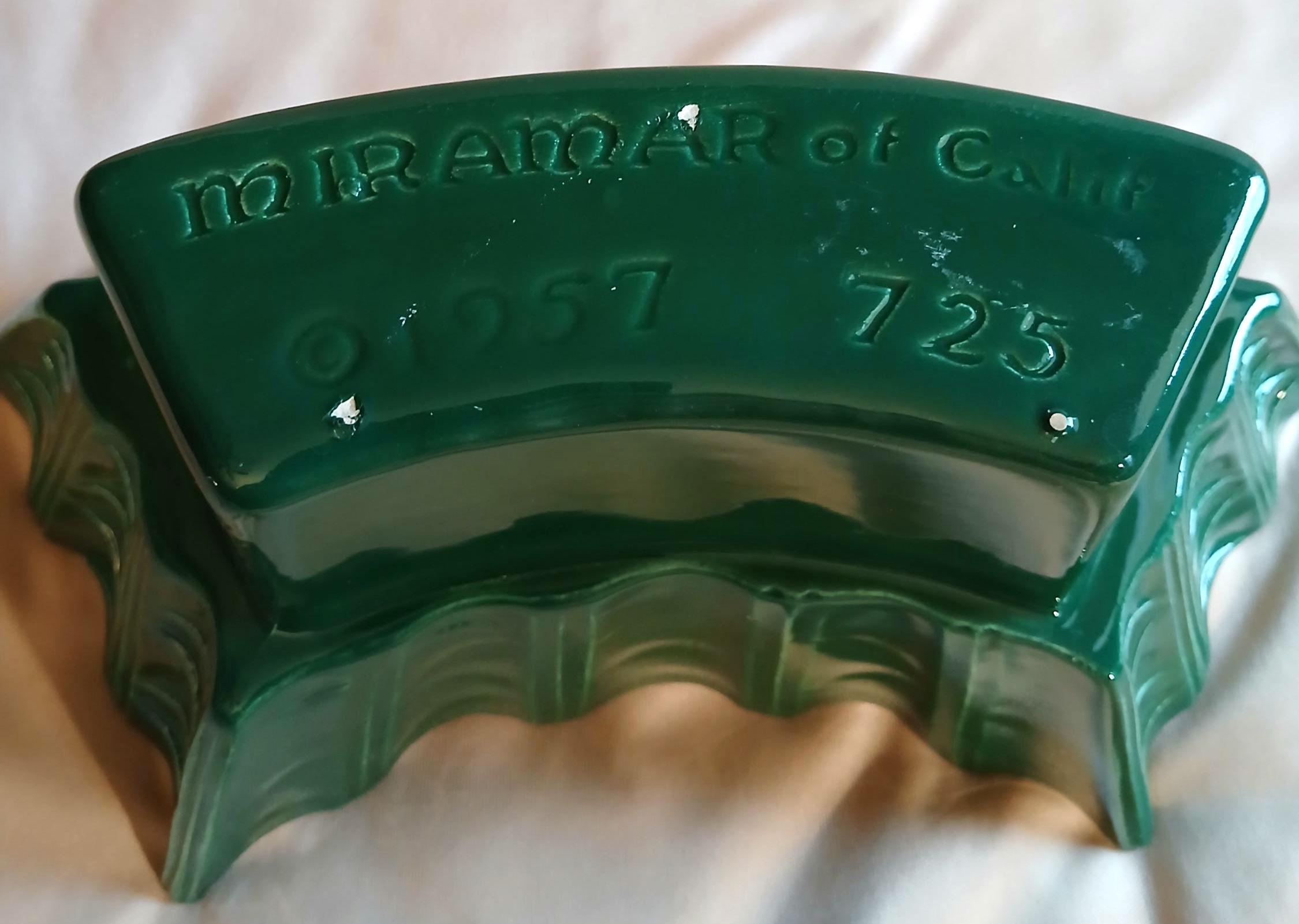 Miramar of California Pottery Indoor Planter. Green #725. Circa 1957 - Etsy