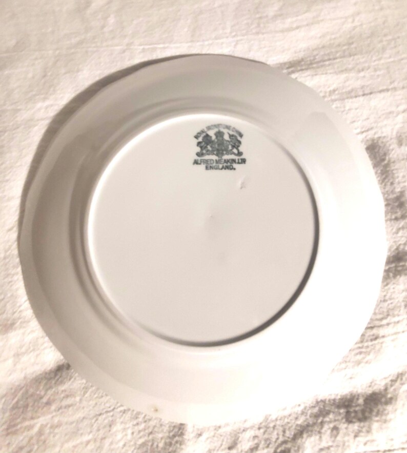 Rare Victorian Alfred Meakin Royal Ironstone Salad Plates (c.1897-1907 ...