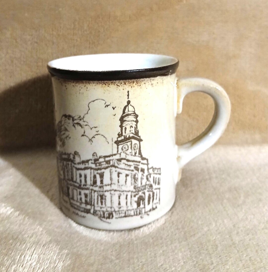 Laugharne Pottery Wales Handmade Stoneware Mug With Llanelli Scenes. - Etsy