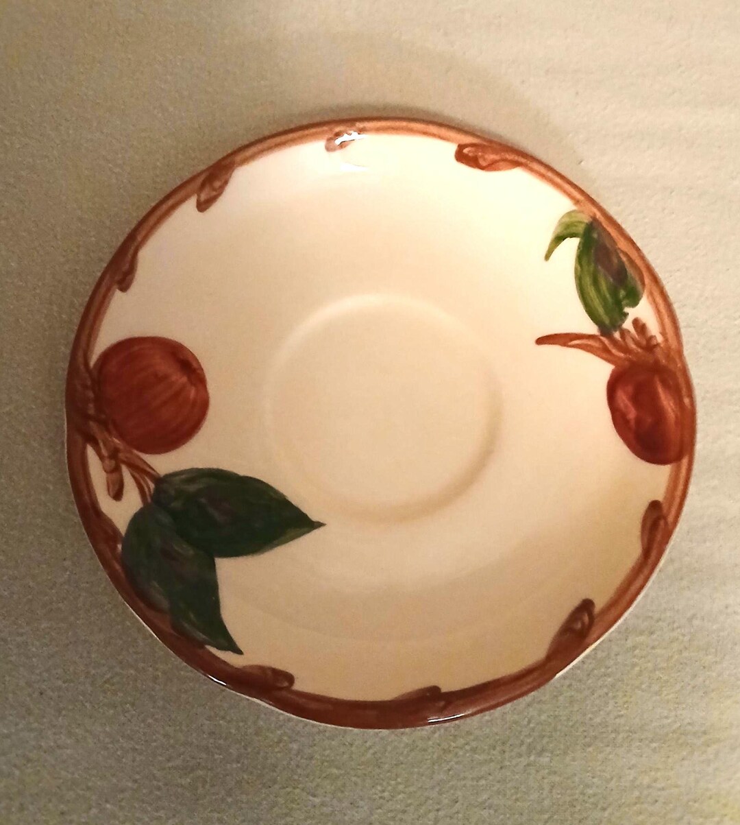 Franciscan Ware Apple Pattern Saucer. - Etsy