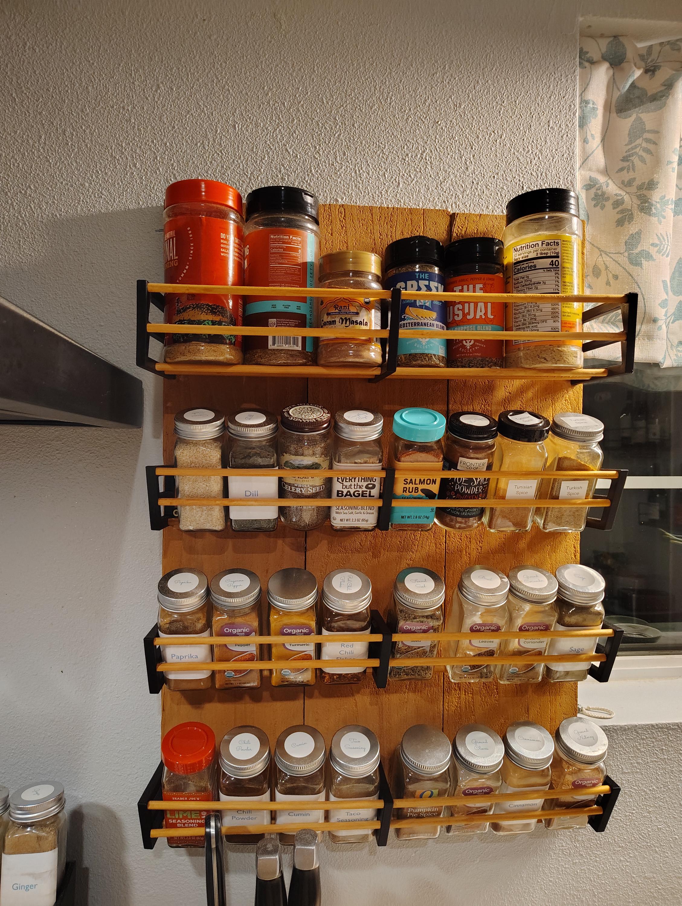 Wall Mounted Spice Rack - Etsy