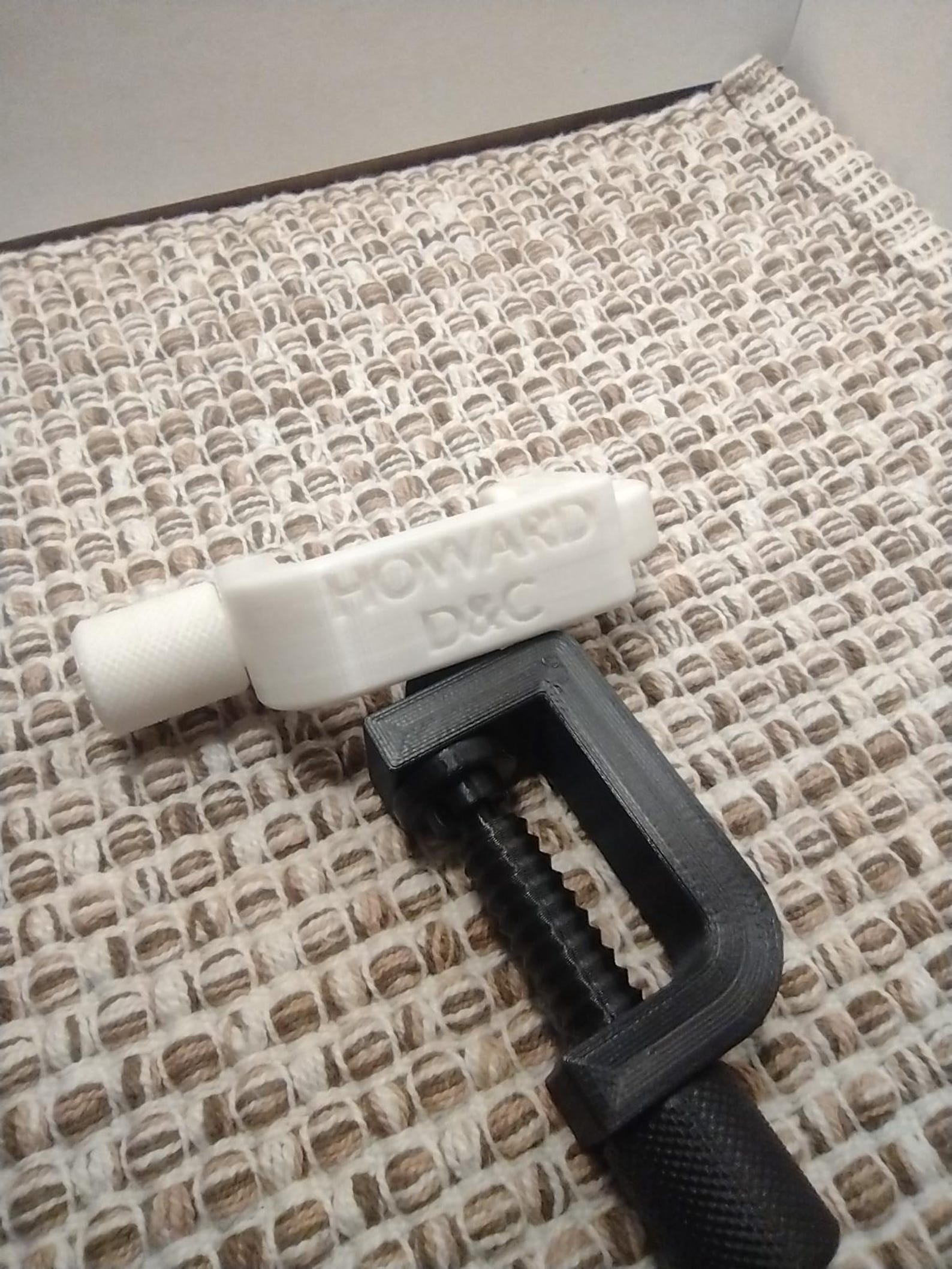 Customizable C-clamp Keychain - Etsy