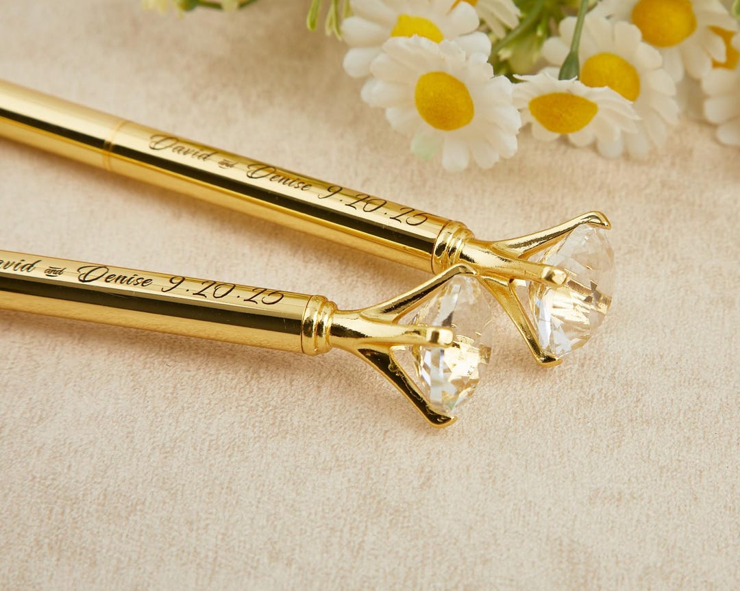Personalized Diamond Pen,ballpoint Pen With Name,diamond Pen for Party ...