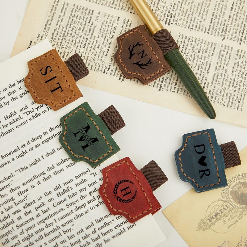 Magnetic Bookmarks Pen Holder - Etsy