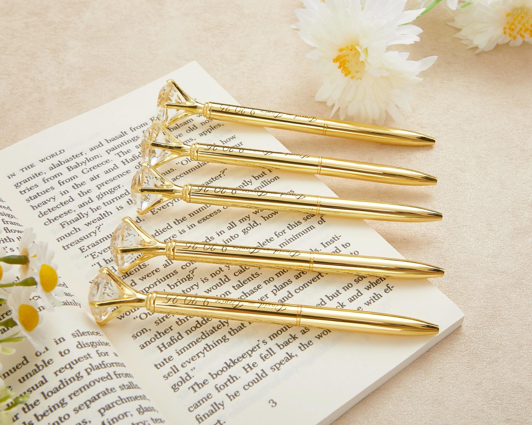 Personalized Diamond Pen,ballpoint Pen With Name,diamond Pen for Party ...