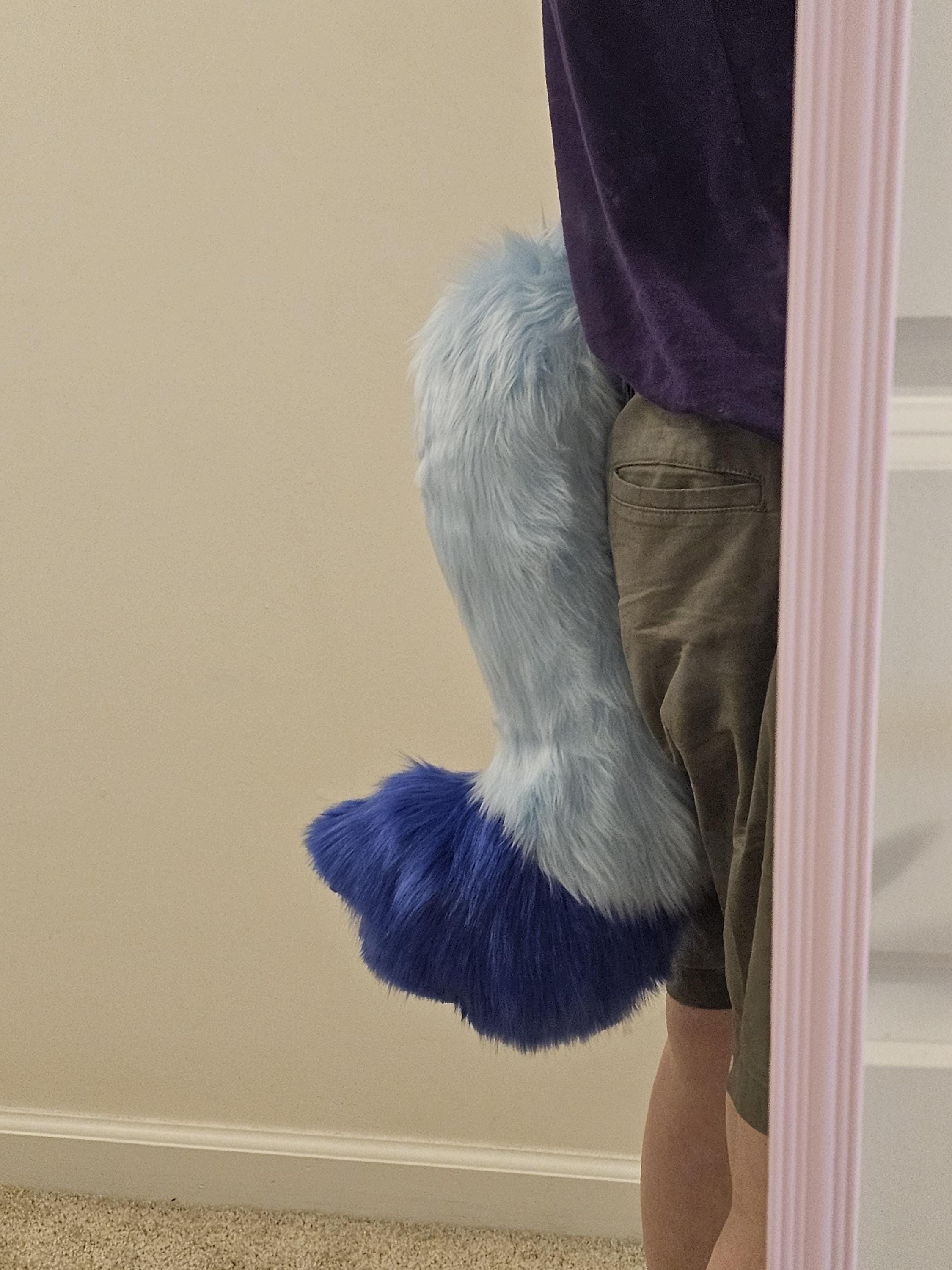 Bluey Inspired Fursuit Tail - Etsy