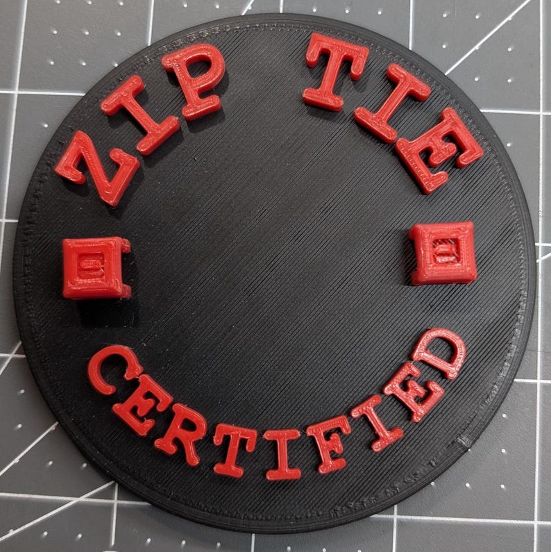 3D Printed ZIP TIE Certified Magnet With Zip Tie Holder. - Etsy