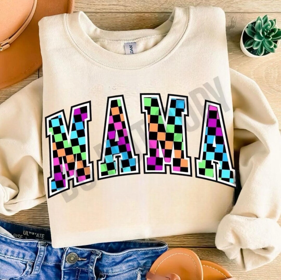 MAMA Color Checker PNG, Dtf, Sub, Screen Print, Pretty, Colorful, - Etsy