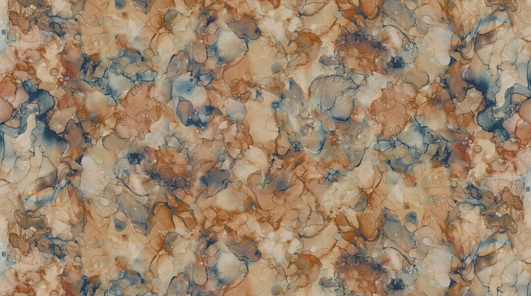 Northcott Highland View Mottled Rust Marble Cotton Fabric Choose Your ...