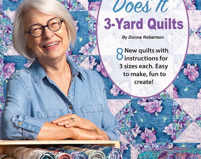 3 Yard Quilt Book Easy Does It 3-yard Quilts FC031950 Donna Robertson ...