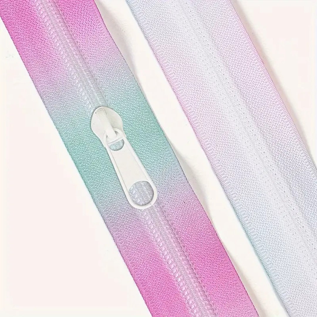 Zippers by the Inch Pink Ombre - #5 Nylon Coil Zipper - Custom Cut ...