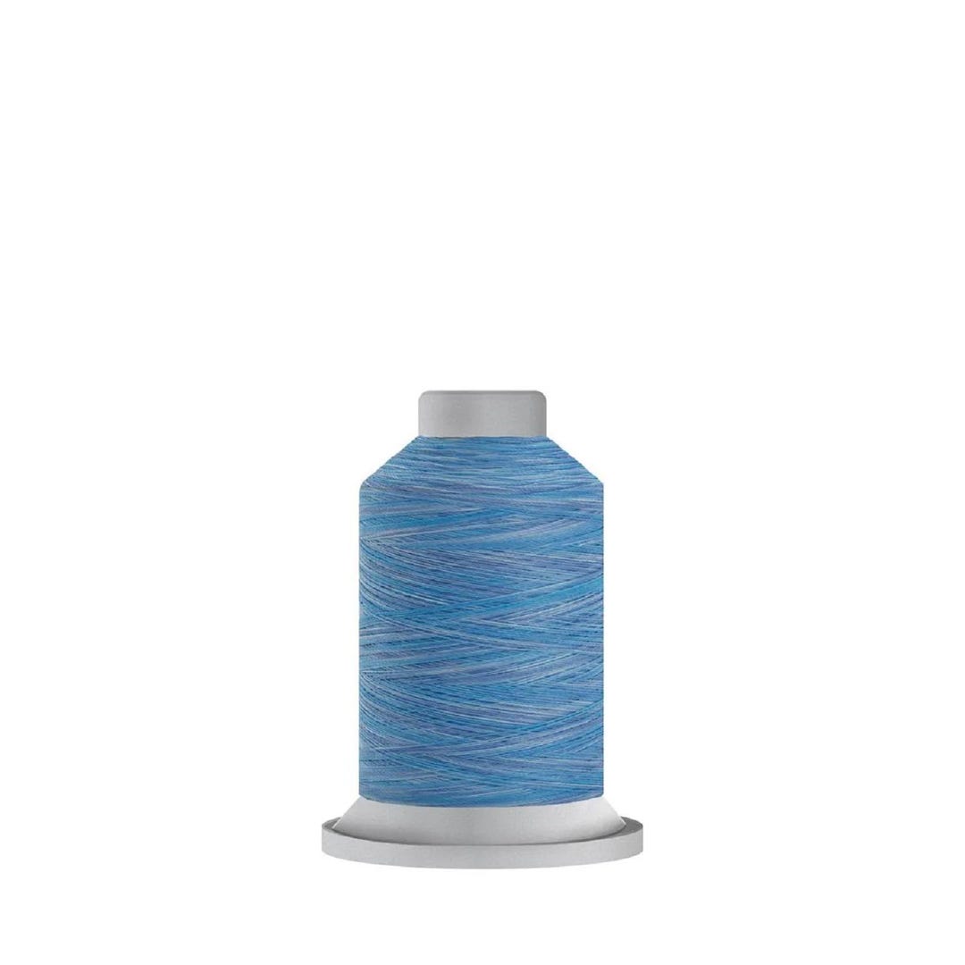 Glide Mineral Blue Variegated Polyester Thread: 1000 Yds, Quilting ...