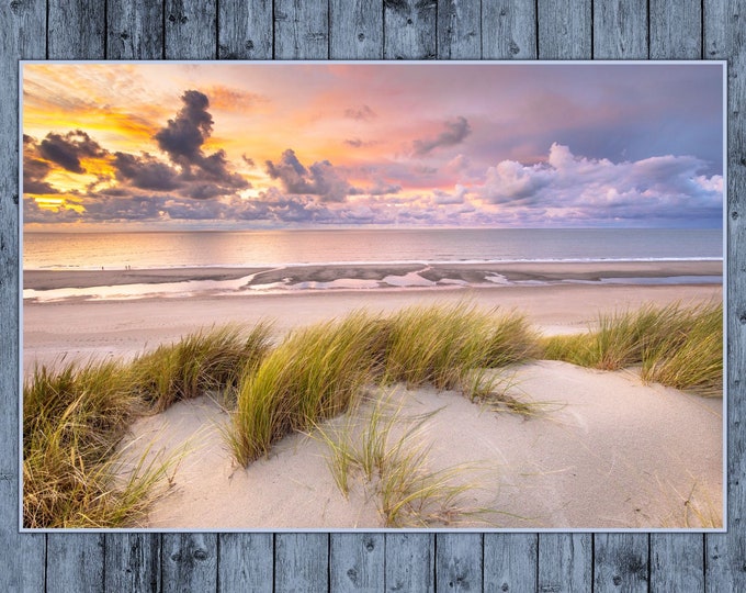 Outer Banks Fabric Beach Panel- Fabric Quilt Panel - Outer Banks Life ...