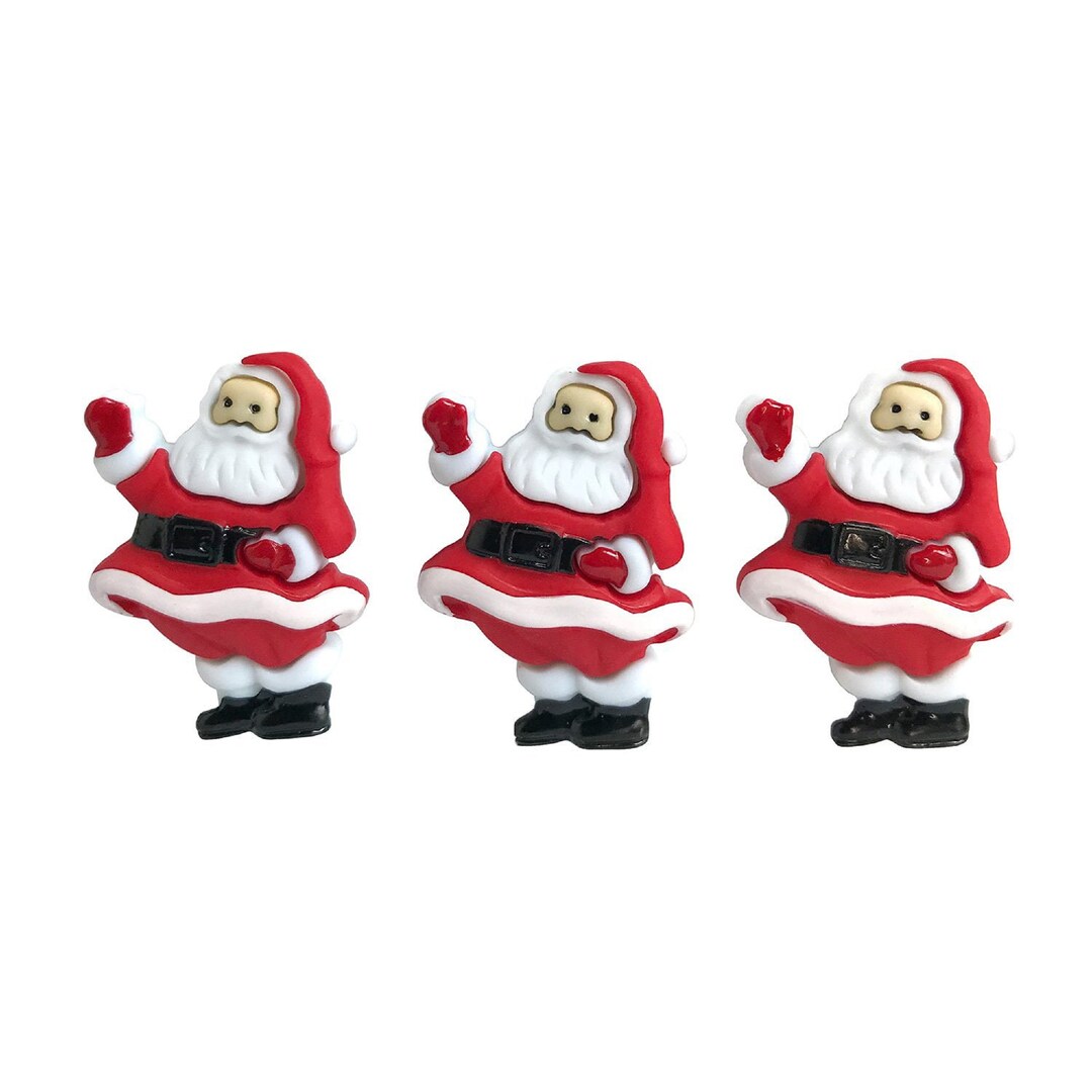 Santa Shank Buttons: Holiday Sewing Embellishments (3, 1") - Etsy