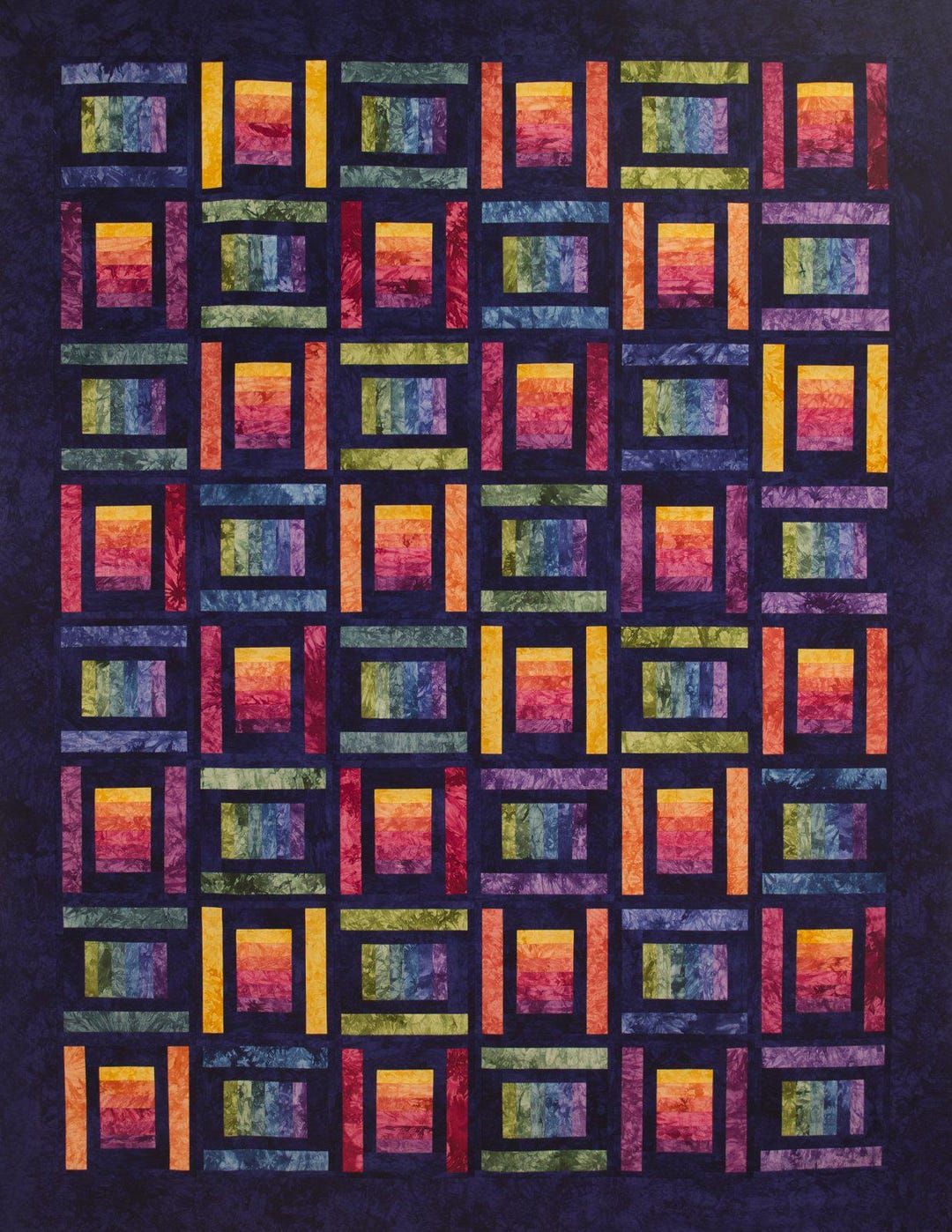 Spoolin Around Quilt Pattern-starr Designs Hand Dyed Cotton Fabric ...