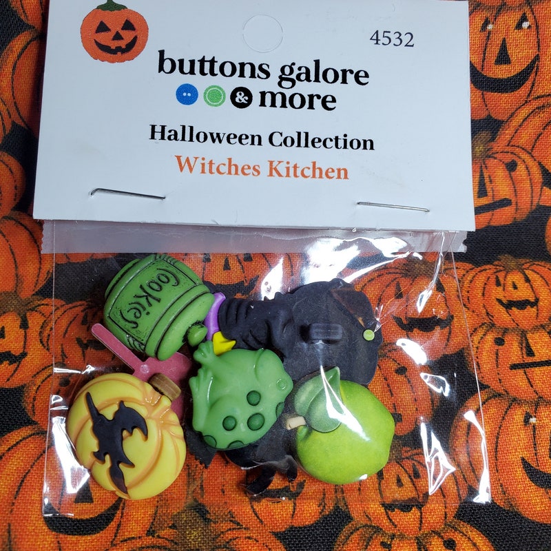 Halloween Buttons - Etsy