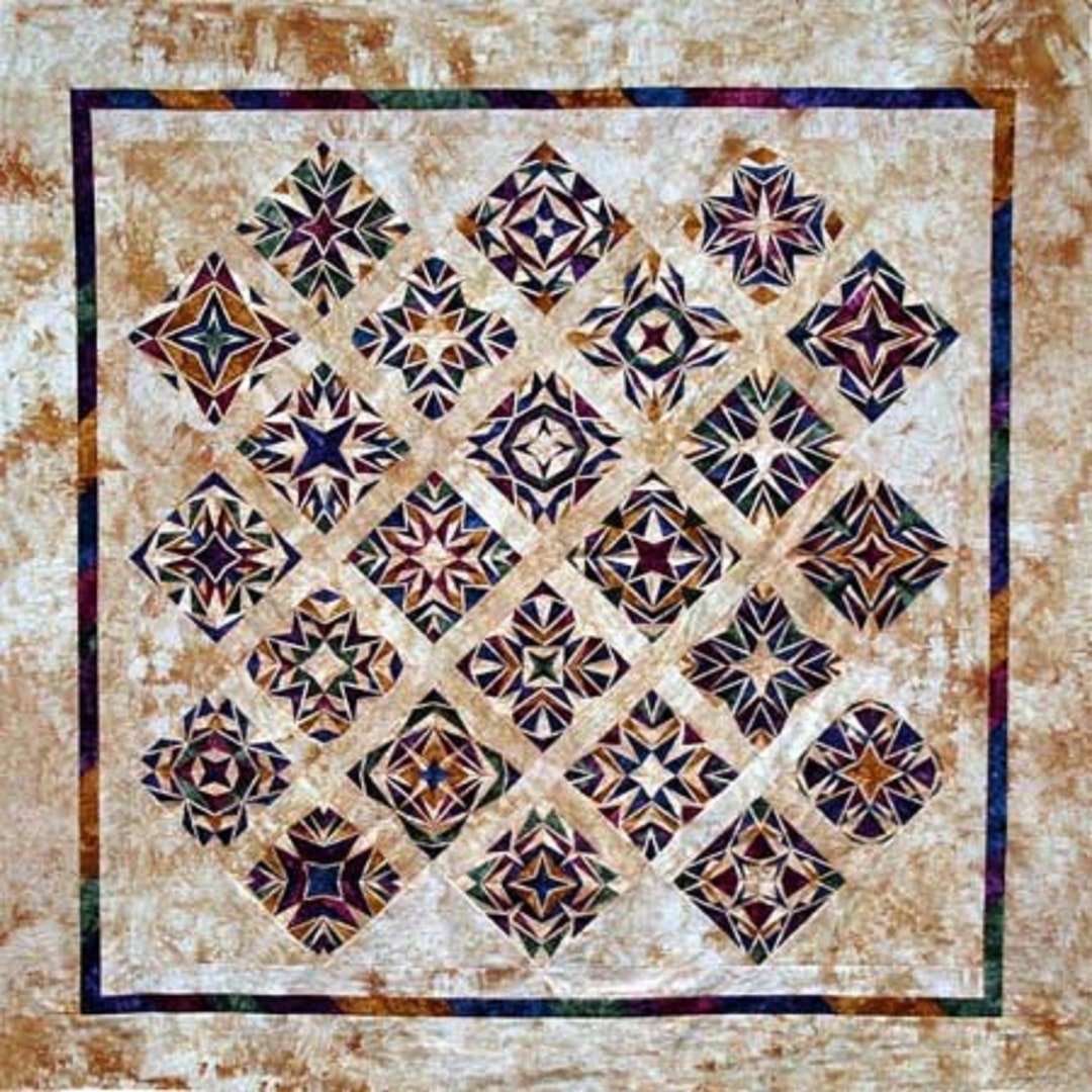 Quilt Kit - Country Magic King Size Quilt Kit -starr Designs -hand Dyed ...