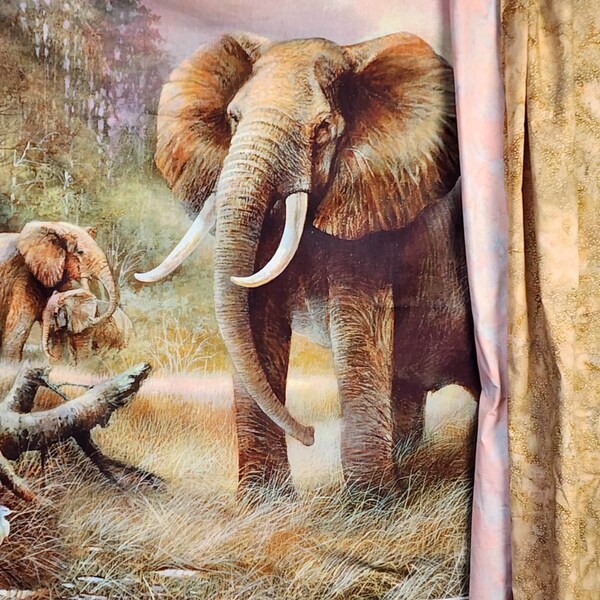 Elephant Fabric - Etsy