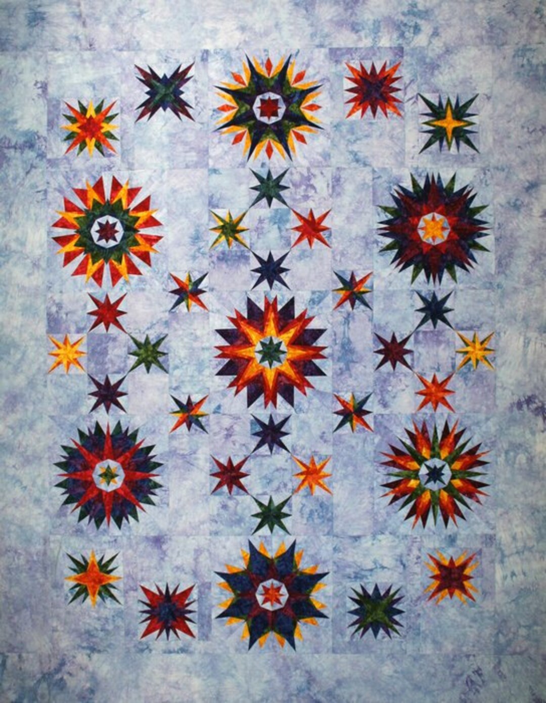 Quilt Kit - Starr Designs Mariners Starr Queen Size Hand Dyed Cotton ...