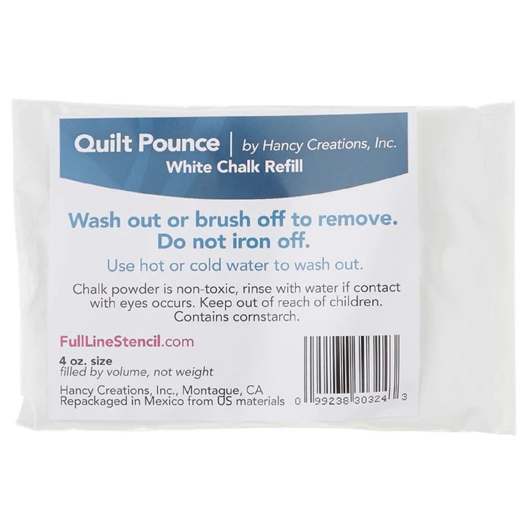 Quilt Pounce Chalk Powder Refill White Marking Chalk Quilting Chalk ...