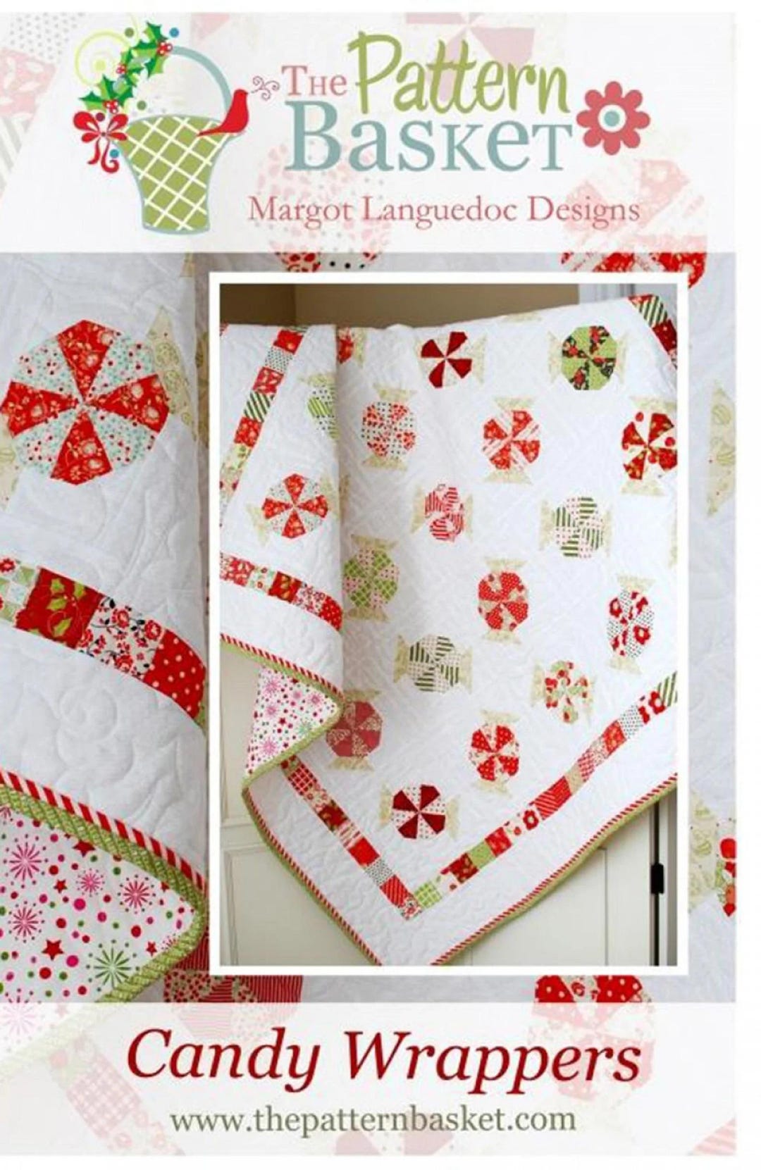 Christmas Quilt Pattern: Candy Wrappers Design (49 Inch Square) - Etsy