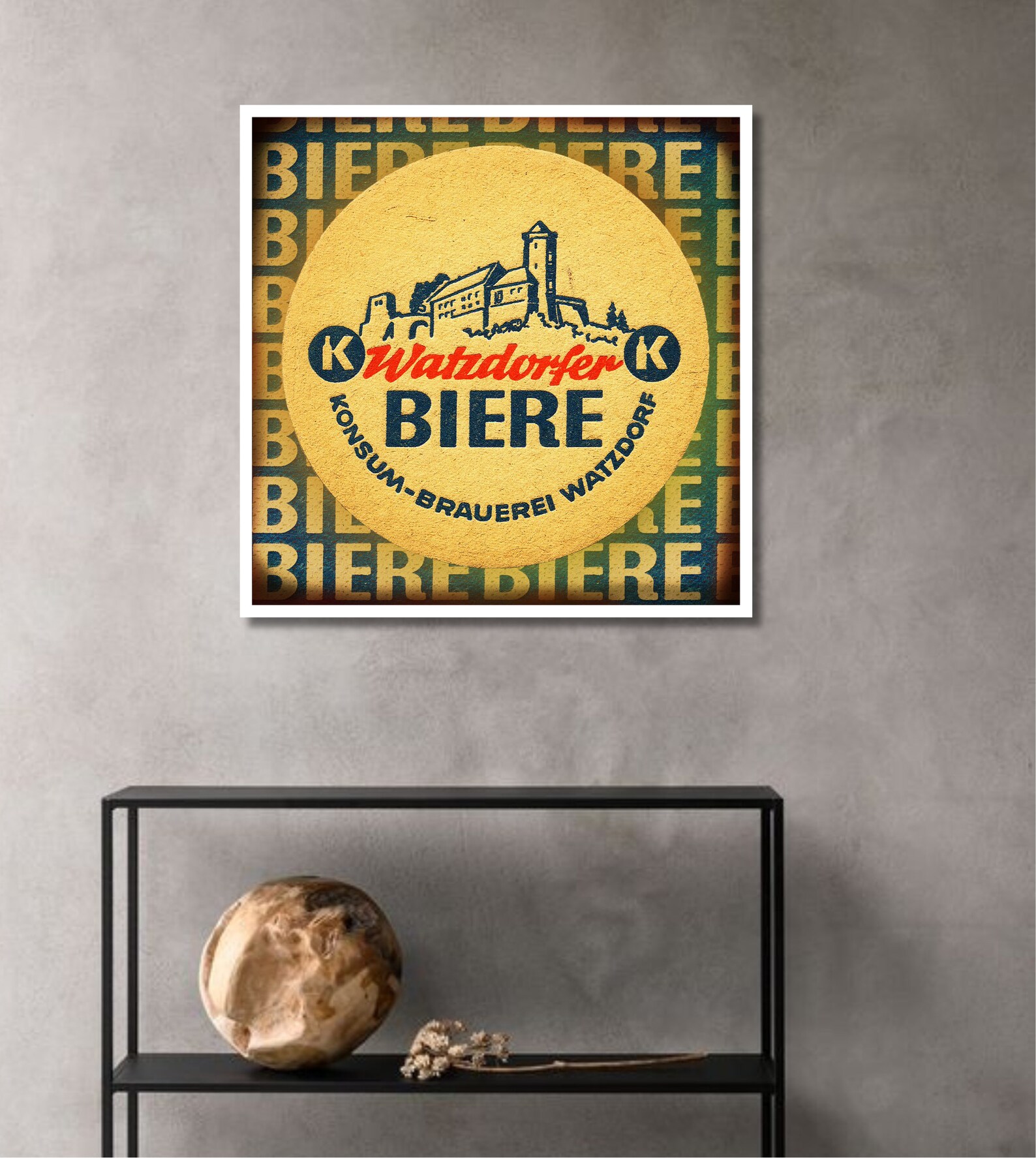 Vintage German Bar Wall Decor Digital Beer Poster Retro Art Download - Etsy