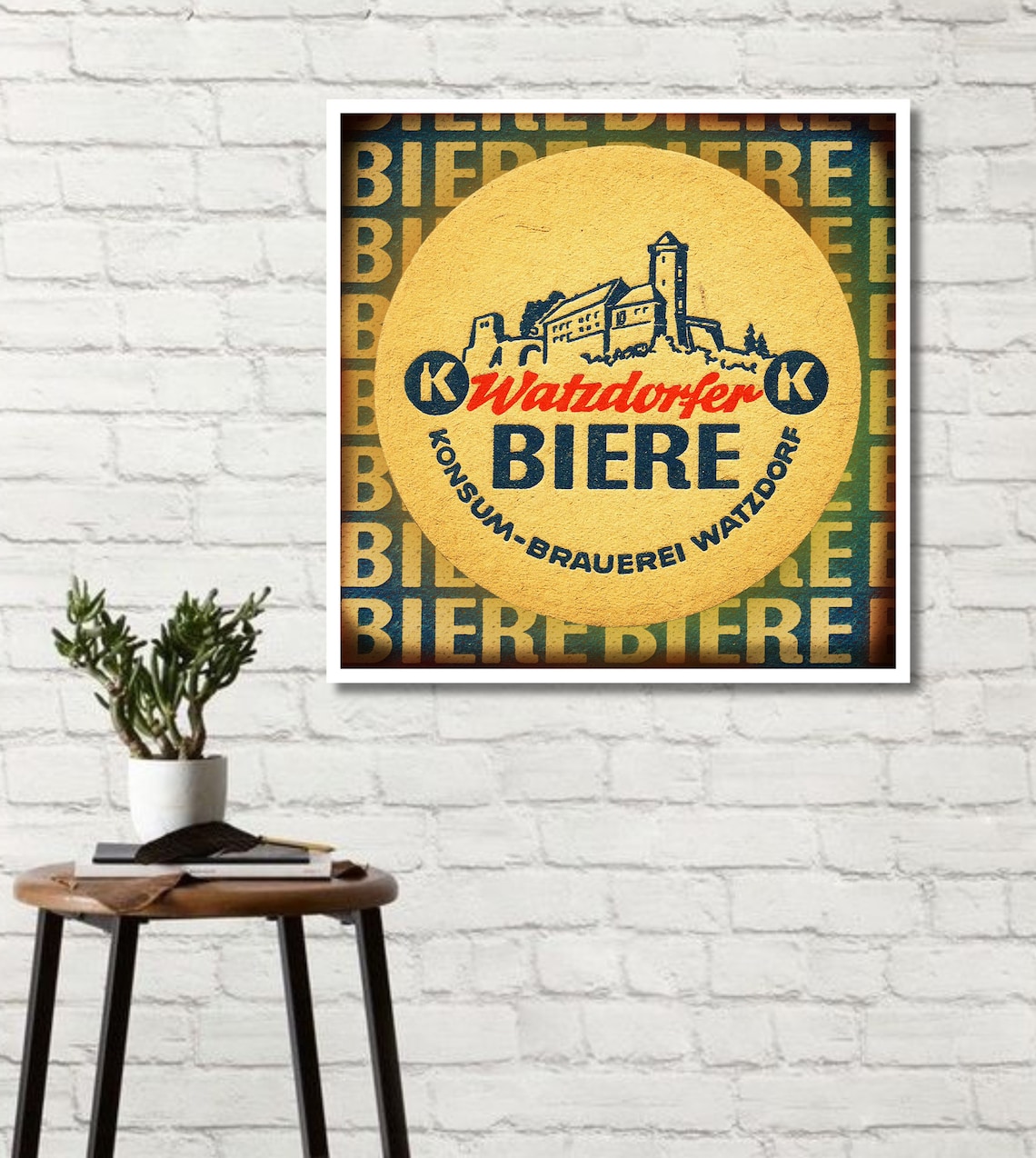 Vintage German Bar Wall Decor Digital Beer Poster Retro Art Download - Etsy