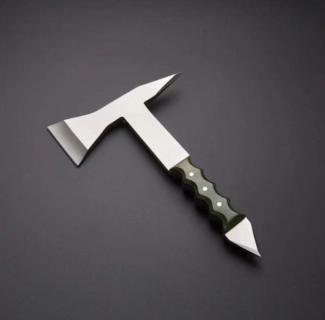 Custom Hand-forged Throwing Axe D2 Tool Steel Hatchet Outdoor Survival ...