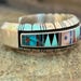 Chester Benally Navajo Inlay Multi-stone and Sterling Silver Vintage ...