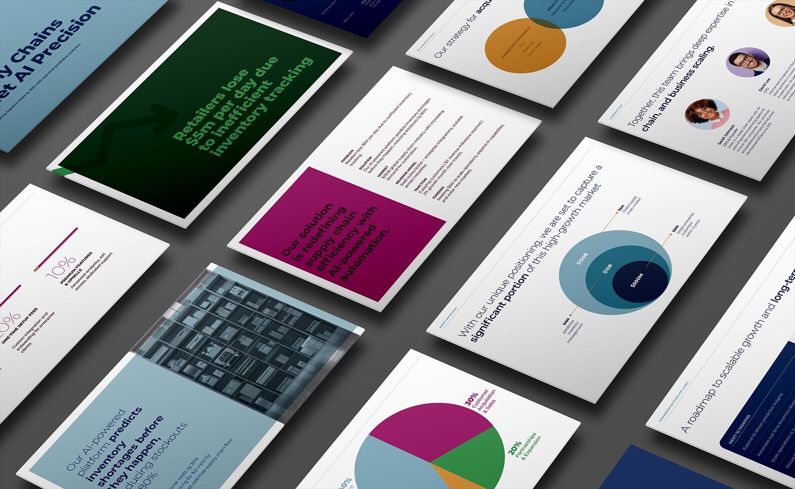 Investor Pitch Deck Template | Corporate Startup Presentation ...