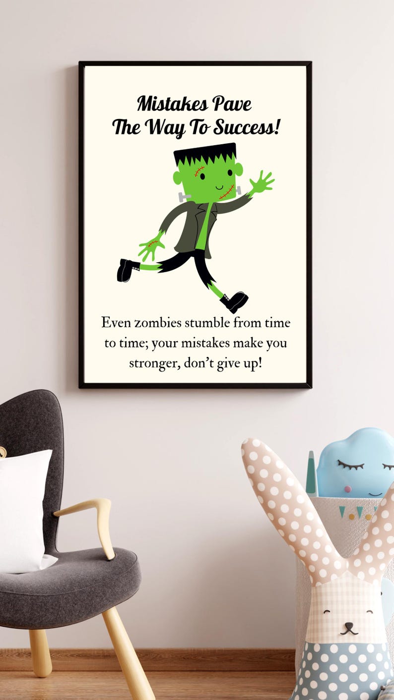 Halloween Themed Growth Mindset Poster V3, Sweet and Spooky Classroom ...