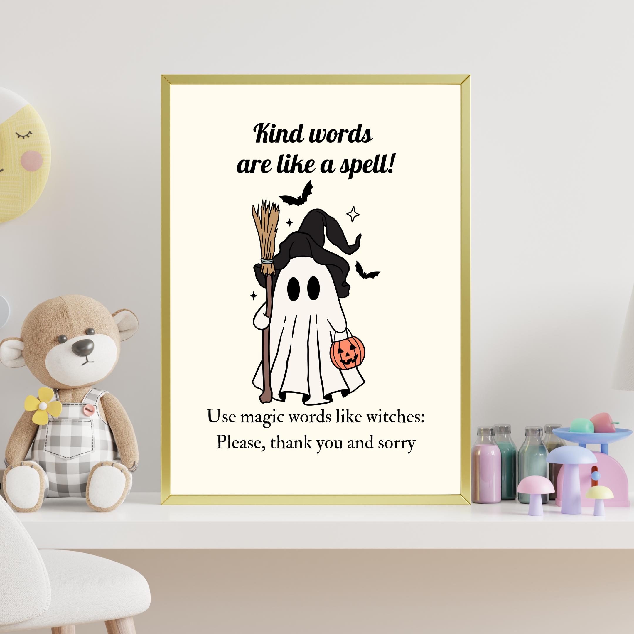 Halloween Themed Growth Mindset Poster, Sweet and Spooky Classroom ...