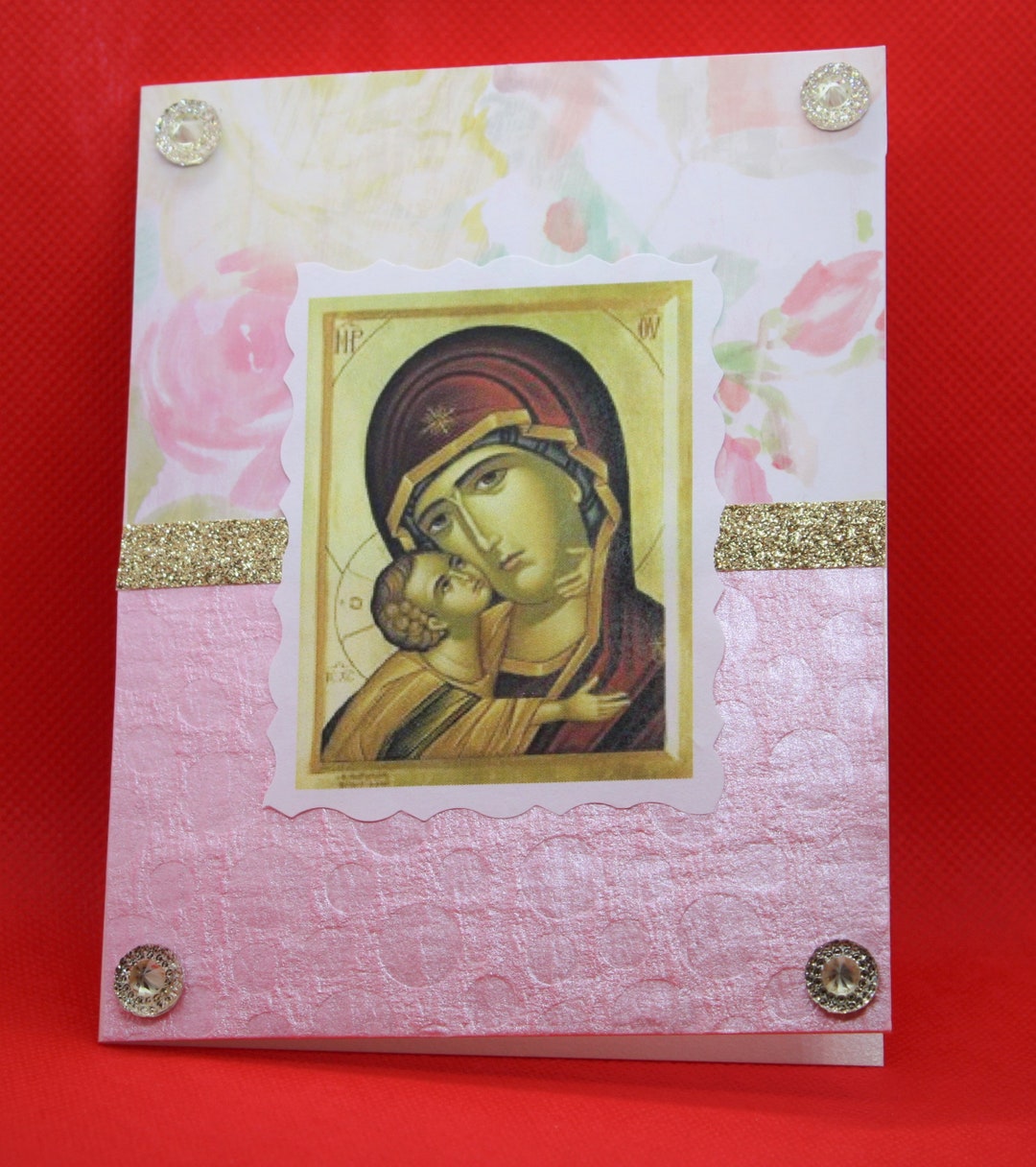 Virgin Mary Orthodox Card - Etsy