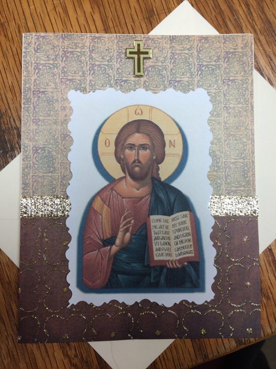 Christ Orthodox Greeting Card | Etsy