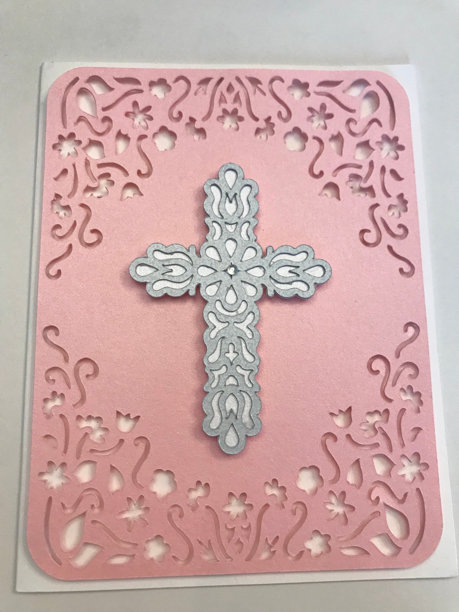 Religious Cross Greeting Card - Etsy