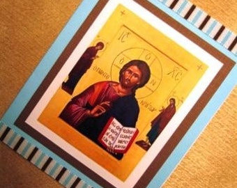 Orthodox Christ Greeting Card - Etsy