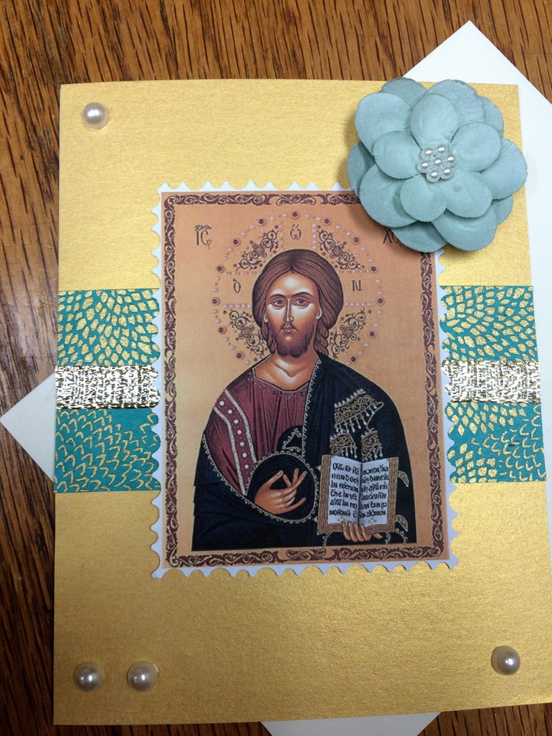 Christ Orthodox Greeting Card - Etsy