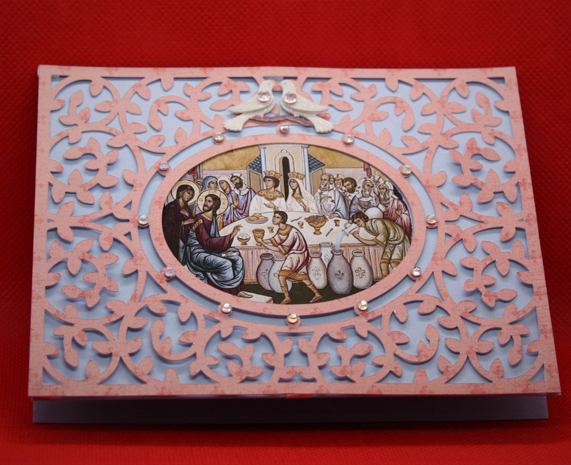 Beautiful Orthodox Wedding Card - Etsy Canada