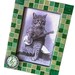 Green Music Mosaic Frame, Rectangle Green Glass Tile Mosaic Frame ...