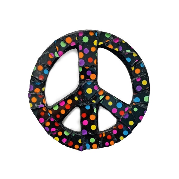 Mosaic Peace Sign - Etsy