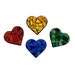 Mosaic Hearts Magnet Set FOUR Mosaic Heart Magnets 4 Heart - Etsy