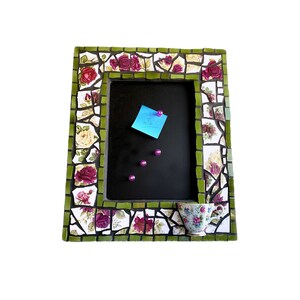 Mosaic Magnetic Chalk Board, Mosaic Framed Chalkboard, Mosaic Framed ...