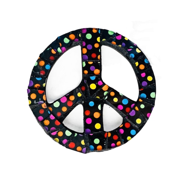 Mosaic Peace Sign - Etsy