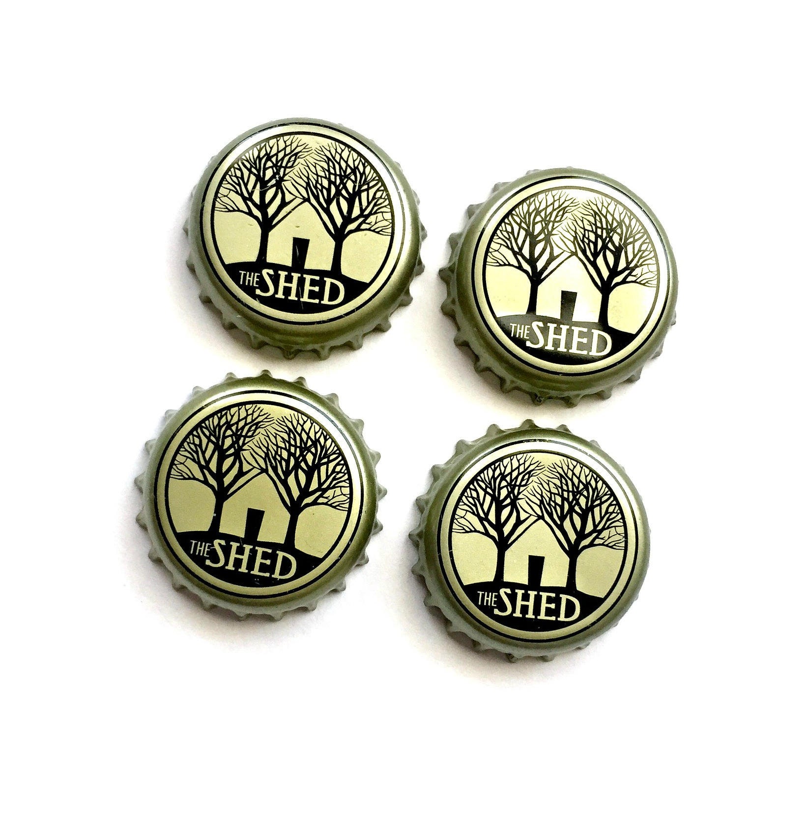 Craft Beer Magnet Set, the Shed Beer Cap Magnets, Beer Bottle Top ...